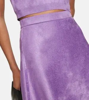 Alaïa Velvet Mini Skirt