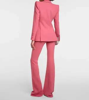 Alex Perry Crepe Blazer - Pink