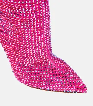 Paris Texas Holly Embellished Knee-high Boots - Pink