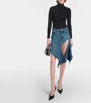 Y/project Evergreen Denim Miniskirt