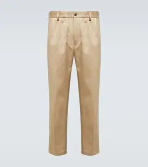 Junya Watanabe Cotton Gabardine Straight Trousers