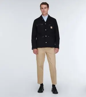Junya Watanabe Cotton Gabardine Straight Trousers