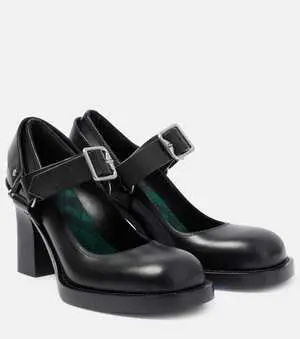 Burberry 85 Leather Pumps