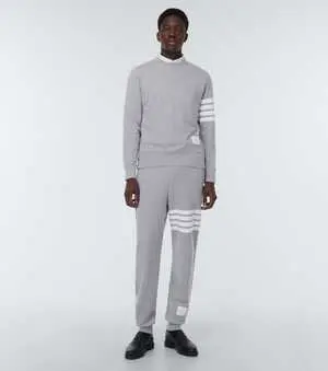 Thom Browne 4-bar Cotton Sweatpants