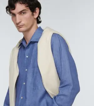 Loro Piana Andre Linen Shirt