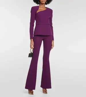 Safiyaa Cutout Crepe Top