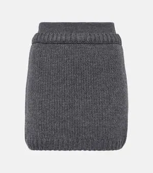 LISA YANG Lovi Cashmere Miniskirt - Grey