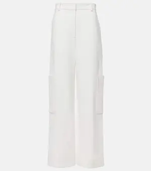 Khaite Caiton Straight Trousers - White