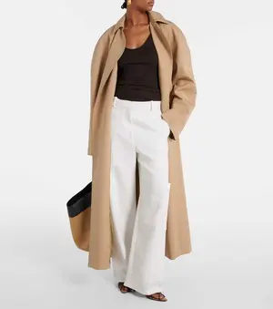 Khaite Caiton Straight Trousers - White