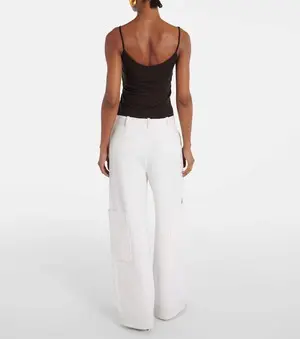 Khaite Caiton Straight Trousers - White