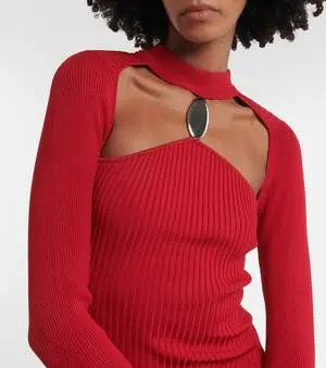 Simkhai Nikolai Halterneck Midi Dress
