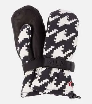 Perfect Moment Davos Printed Mittens - Multicoloured