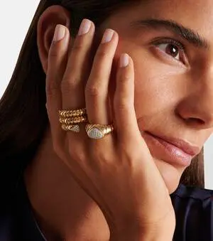 Marina B Trisola 18kt Ring With Diamonds