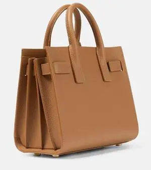 Saint Laurent Sac De Jour Nano Leather Tote - Brown