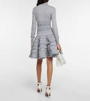Alaïa Crinoline Virgin Wool Minidress