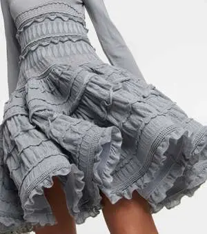 Alaïa Crinoline Virgin Wool Minidress