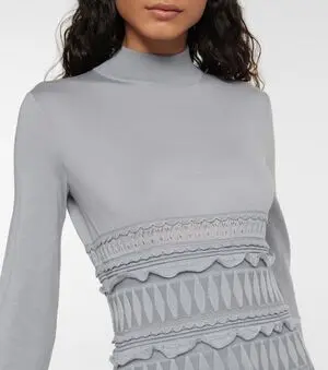 Alaïa Crinoline Virgin Wool Minidress