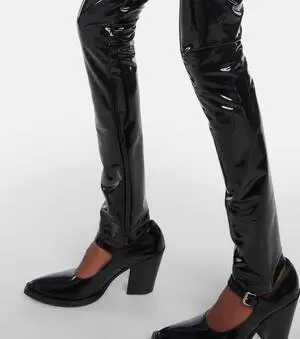 Junya Watanabe Vinyl Slim Pants