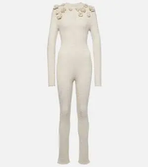 Magda Butrym Cable-knit Silk Jumpsuit