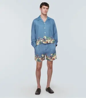 BODE Ski Lift Printed Shorts