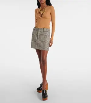 Chloé Jeannette 115 Studded Leather Clogs