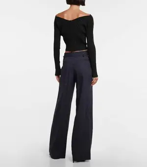 Jacquemus La Maille Pralu Longue Cardigan - Black