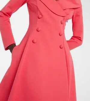 Dorothee Schumacher Off-shoulder Midi Dress In Coral