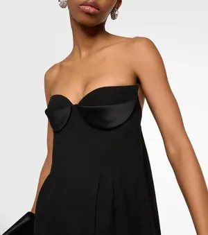 MONOT Strapless Wide-leg Jumpsuit