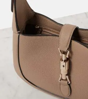 Gucci Jackie 1961 Small Leather Shoulder Bag - Beige