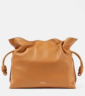 Loewe Flamenco Large Leather Clutch