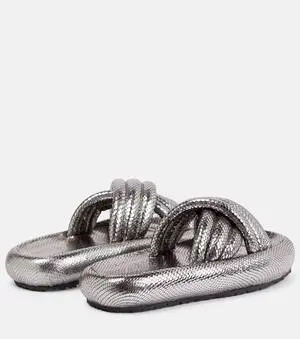Isabel Marant Niloo Snake-effect Leather Sandals