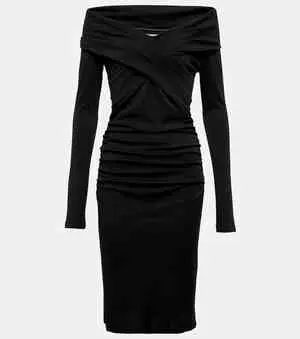 Diane Von Furstenberg Minx Wool-blend Midi Dress