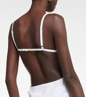 Jacquemus La Robe Saudade Voile Mini Dress - White