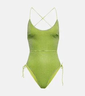 Oseree Lumiere Self-tie Swimsuit - Green