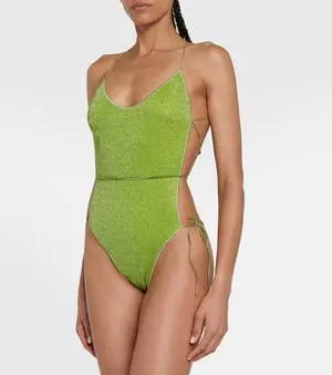 Oseree Lumiere Self-tie Swimsuit - Green