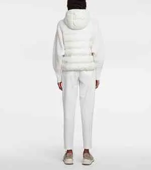 Brunello Cucinelli Wool And Cashmere-blend Knit Jacket - White