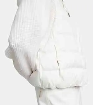 Brunello Cucinelli Wool And Cashmere-blend Knit Jacket - White