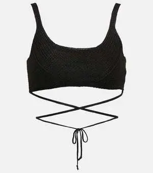 BANANHOT Alma Crochet Top - Black