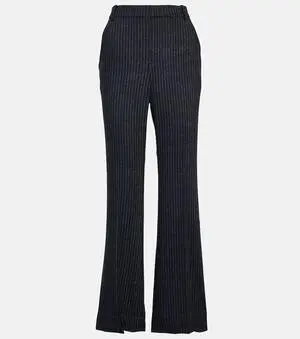 Vince Pinstripe Flannel Straight Pants