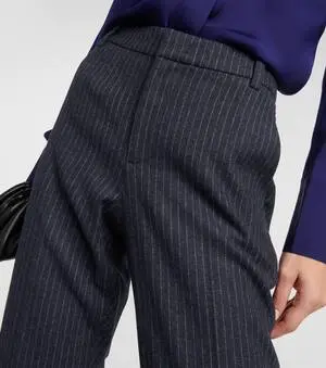 Vince Pinstripe Flannel Straight Pants