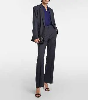 Vince Pinstripe Flannel Straight Pants