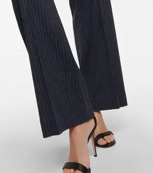 Vince Pinstripe Flannel Straight Pants