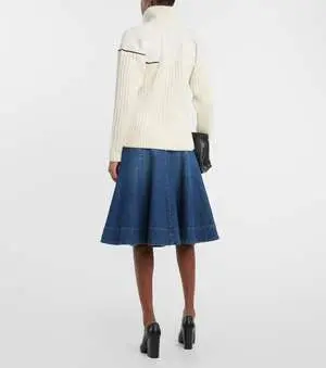 Victoria Beckham Double-collar Wool Sweater