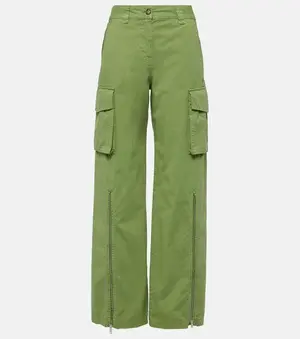 Stella McCartney Mid-rise Cotton Cargo Pants