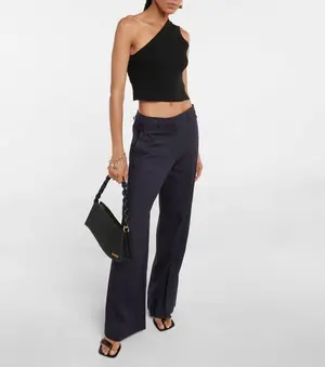 Jacquemus La Maille Ascu Cropped Top