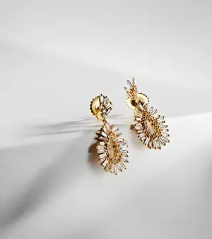 SUZANNE KALAN 18kt Earrings With Diamonds