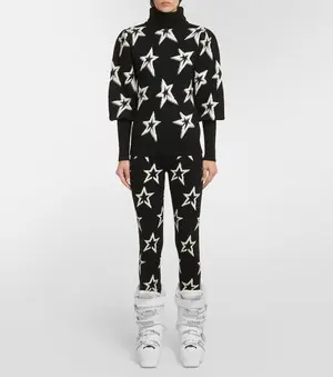 Perfect Moment Star Dust Wool Turtleneck Sweater