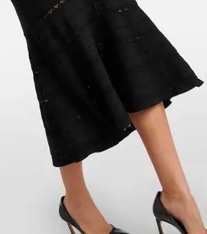 Victoria Beckham Flared Midi Skirt