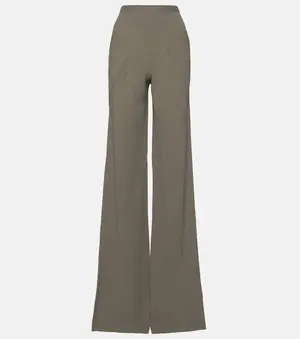 Rick Owens Crepe Wide-leg Pants - Beige