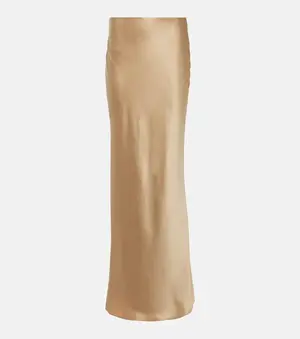 THE SEI Silk Maxi Skirt